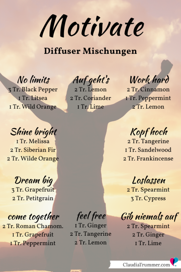 Diffuser-Mischungen - Claudia Trummer - Aromatherapie für Frauen 40+